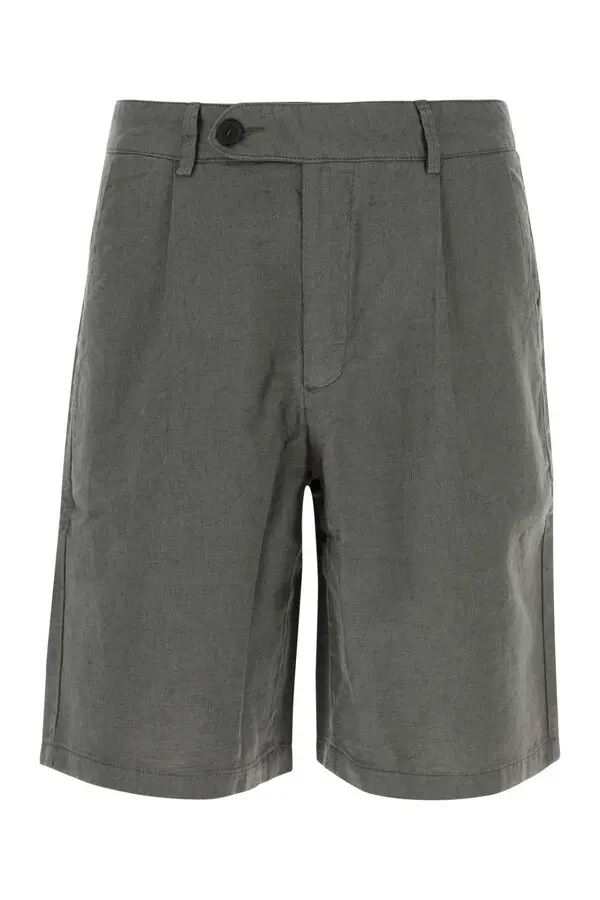 Gimaguas Linen-blend Tailored Bermuda Shorts