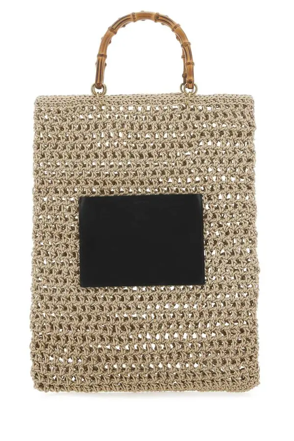 JIL SANDER Rope Medium Shopping Handbag