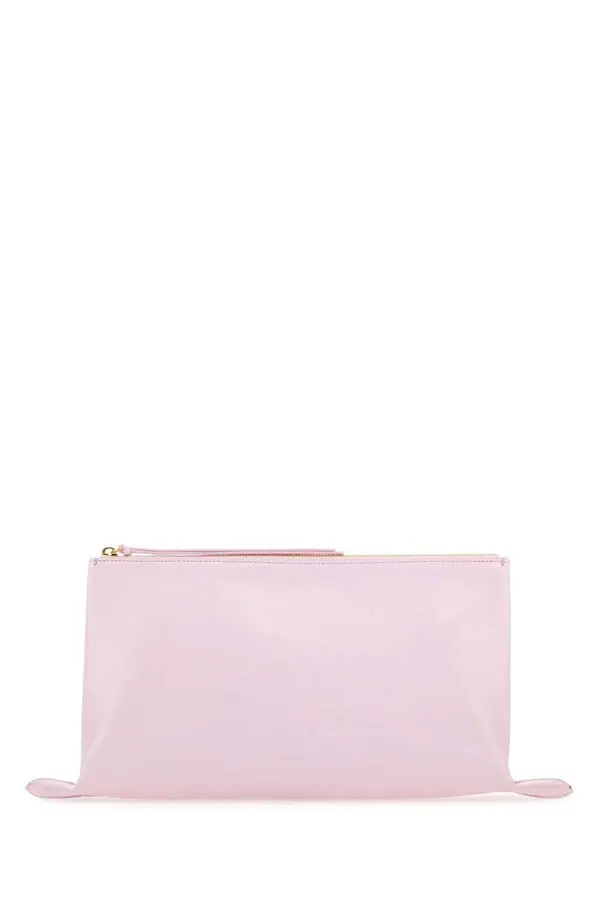 JIL SANDER Medium Leather Clutch