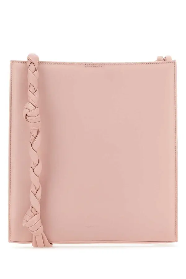JIL SANDER Tangle Leather Shoulder Handbag 25 Cm X 27 Cm X 3 Cm