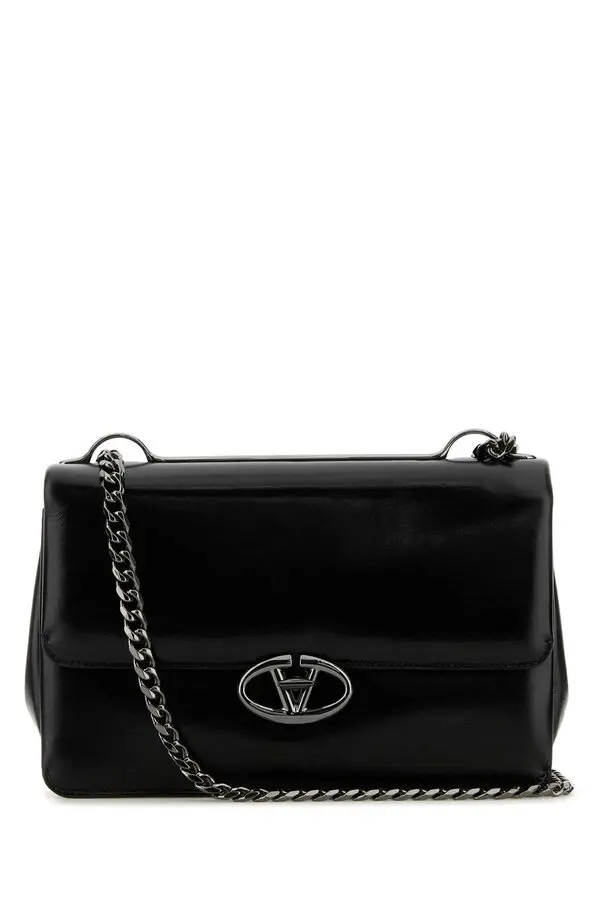 Valentino Garavani Medium Vlogo Leather Shoulder Crossbody Handbag