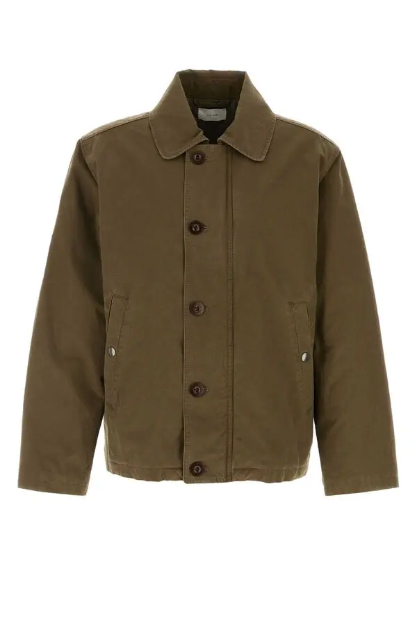 THE ROW Canvas Rafi Jacket - Green