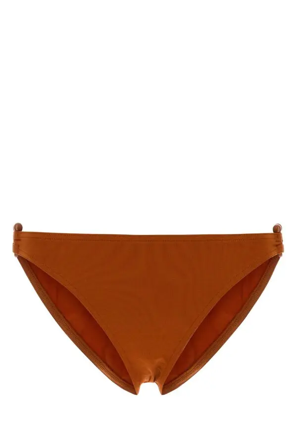 ERES Stretch Nylon Clutch Bikini Bottom - Orange