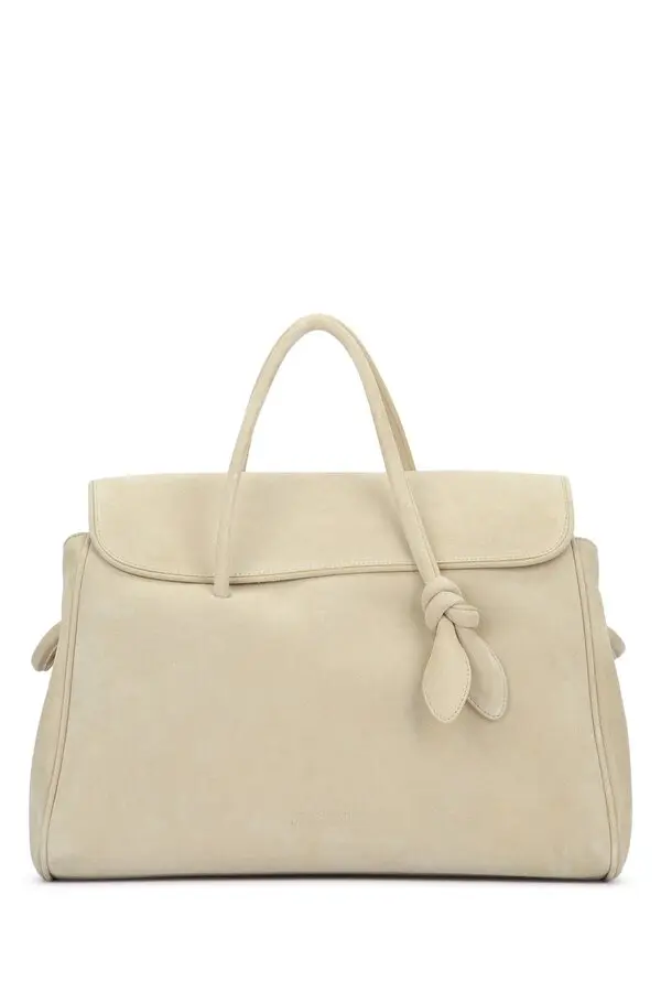 Jacquemus Leather Basket Handbag - Beige