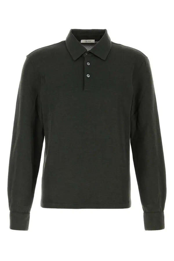 THE ROW Reyes Polo Shirt In Wool-silk Knit