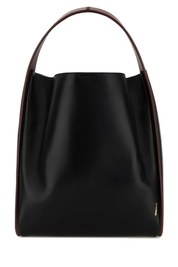 JIL SANDER Pivot Bucket Handbag Ovine Leather