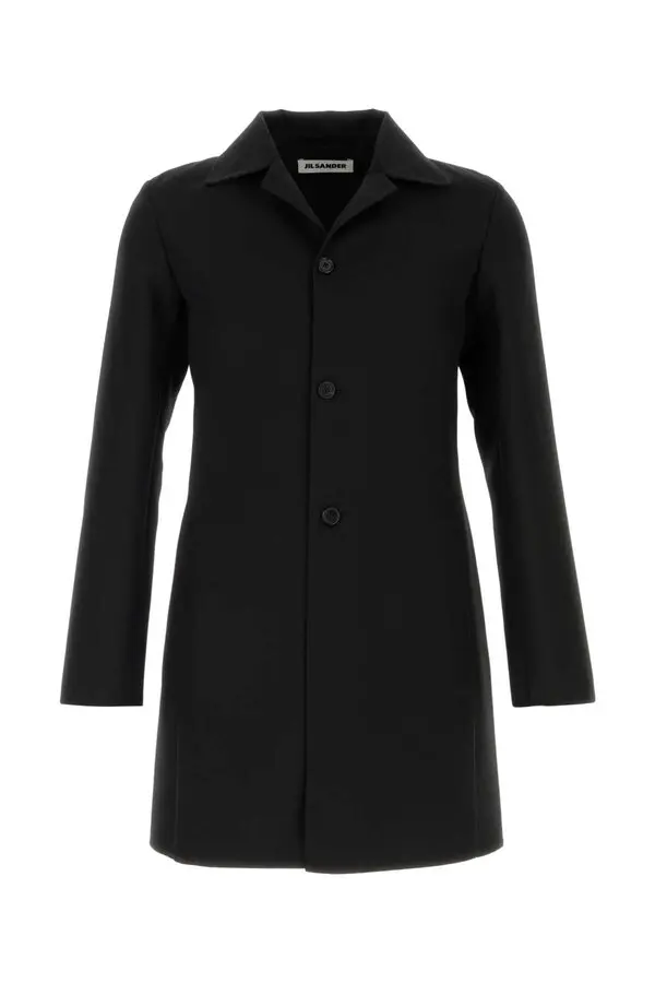 JIL SANDER Wool-blend Jacket With Acetate-silk Lining
