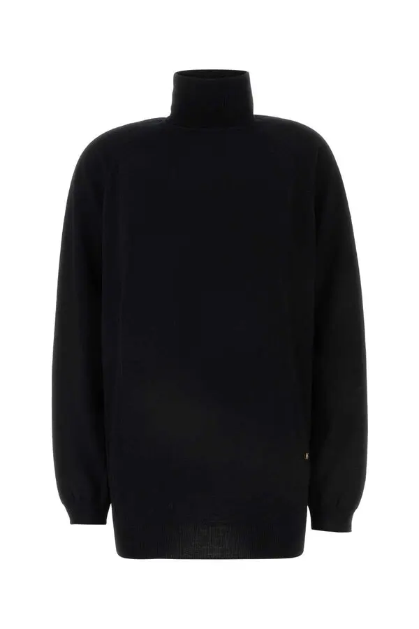 Moschino 100% Virgin Wool High Neck Sweater