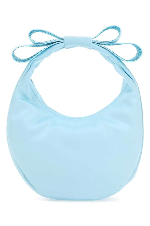 Mach & Mach Small Cadeau Satin Handbag With Silver-tone Hardware