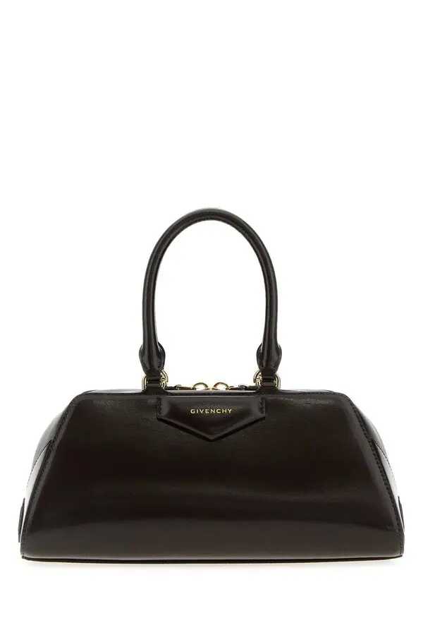 Givenchy Chocolate Leather Mini Antigona Small Handbag