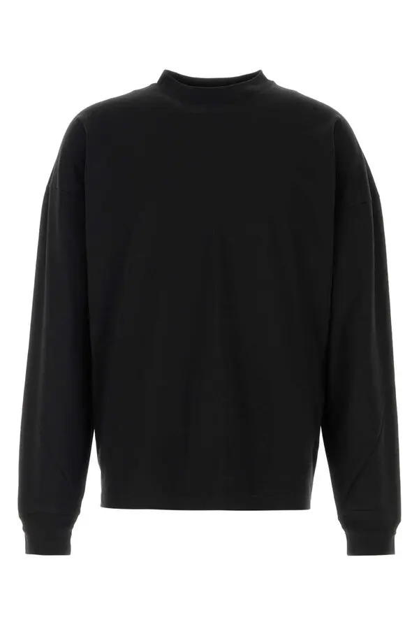THE ROW Dolino Cotton T-shirt - Black