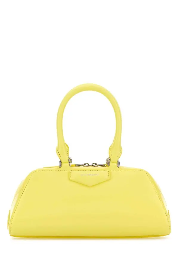 Givenchy Mini Antigona East-west Leather Handbag - Yellow