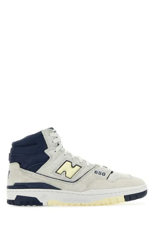 NEW BALANCE 650 Leather And Suede High Top Sneakers - Multicoloured