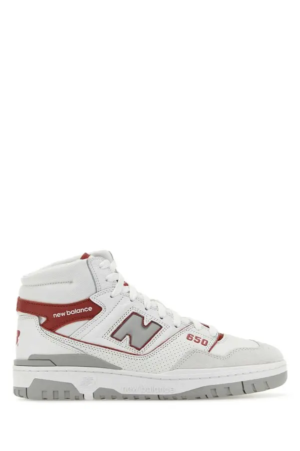 NEW BALANCE 650 Leather And Suede High Top Sneakers - Multicoloured