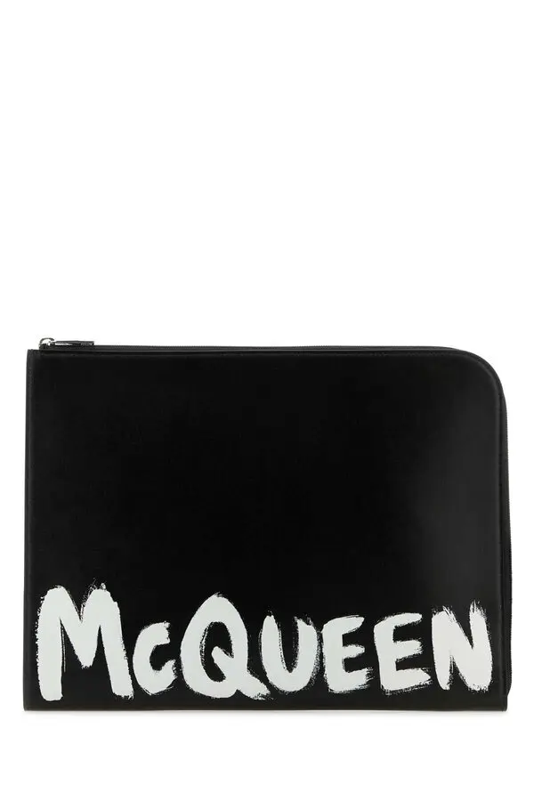 Alexander McQueen Leather Document Holder