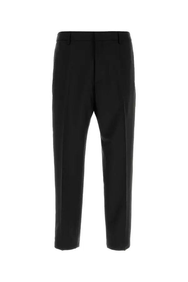 JIL SANDER Wool Blend Mohair Dress Pants