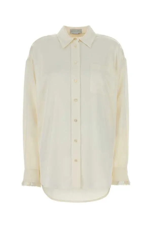Stella McCartney Oversized Satin Button-front Shirt