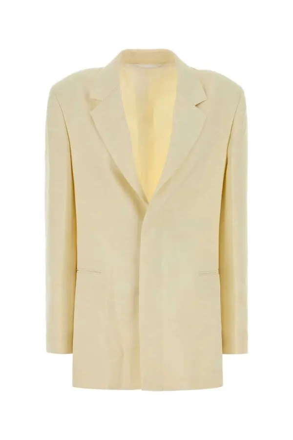 Carven Viscose Blend Blazer With Cotton Lining