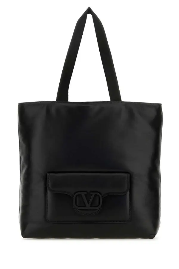 Valentino Garavani Nappa Leather Shopping Handbag For