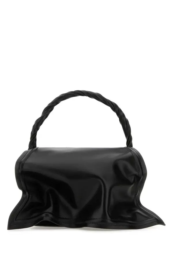 Y/project 23 Cm Leather Handbag With Silver-tone Hardware
