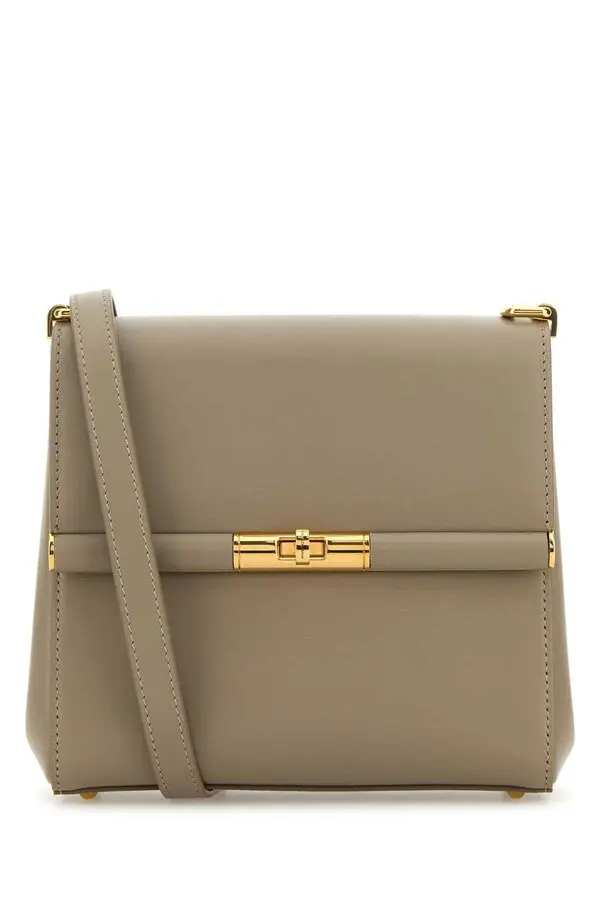 Dolce & Gabbana Marlene Crossbody Handbag In Dove-grain Calf Leather, 18 Cm X 16 Cm X 8 Cm - Grey