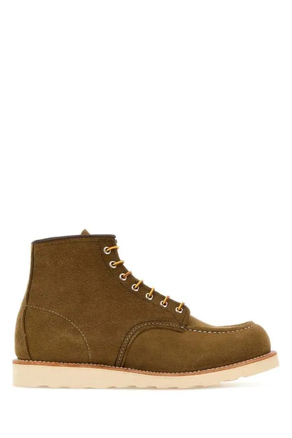 Red Wing Biscuit Suede Ankle Boots