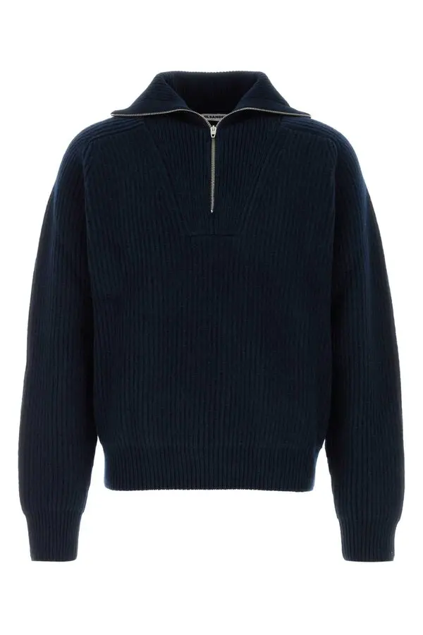 JIL SANDER 100% Wool Polo Shirt