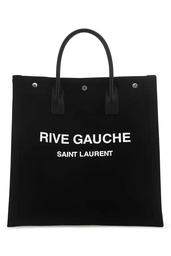 Saint Laurent Rive Gauche Shopping Handbag In Canvas With 37.5cm Width, 39cm Height & 18cm Depth