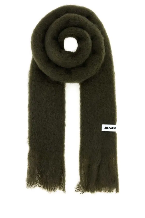 JIL SANDER 200 X 25 Cm Mohair Blend Scarf