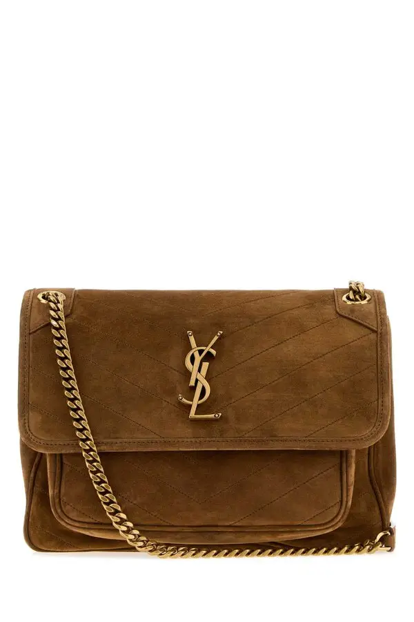Saint Laurent Medium Niki Shoulder Handbag - Brown