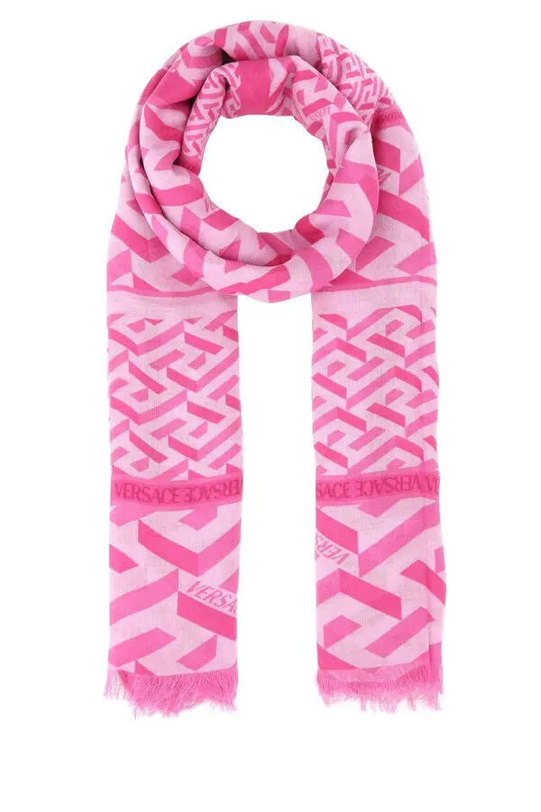 Versace Modal Blend Scarf 140 X 140 Cm