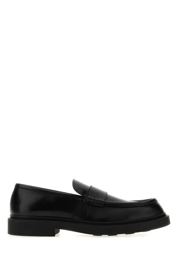 JIL SANDER Calf Leather Loafers - Black