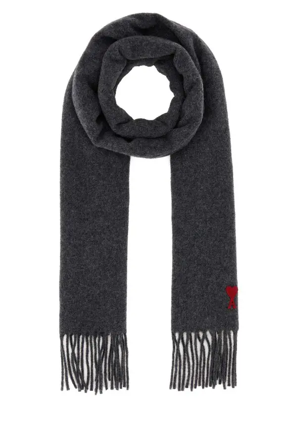 AMI Paris Wool Scarf 190cm X 25cm