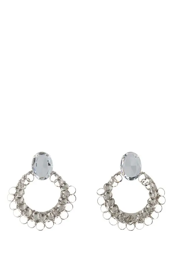Givenchy Embellished Metal Broken Chandelier Earrings, 7 Cm X 10 Cm