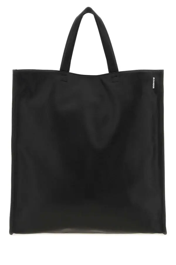 JIL SANDER Leather Light Shopping Handbag, 33cm X 36cm X 12cm