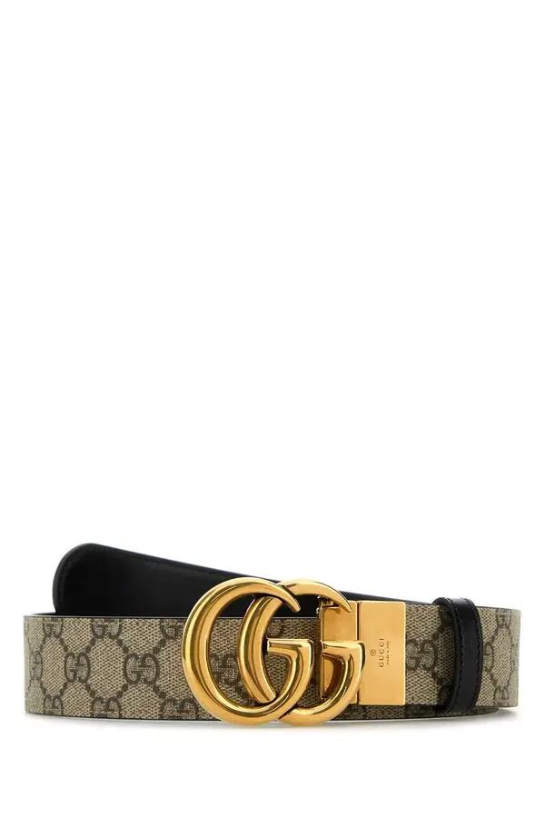 Gucci Gg Supreme Reversible Belt, 4 Cm - Printed