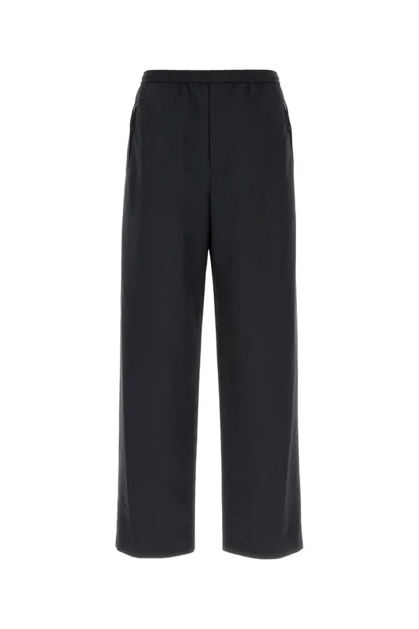 JIL SANDER Wide-leg Tech Fabric Trousers
