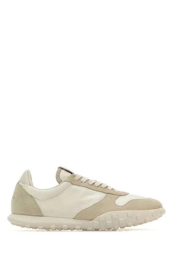 JIL SANDER Two-tone Fabric And Suede Sneaker