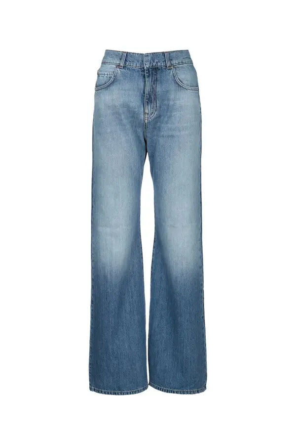 Pinko Wanda Wide-leg Medium-wave Jeans
