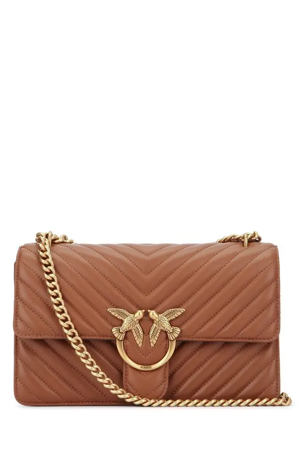 Pinko Love One Classic Leather Handbag
