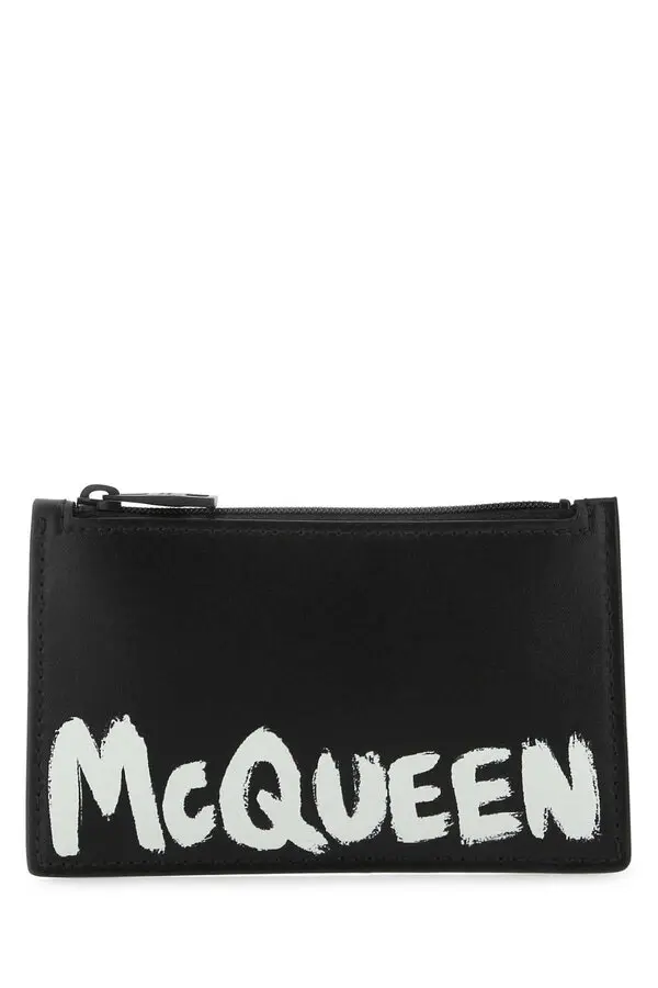 Alexander McQueen Mini Leather Card Holder