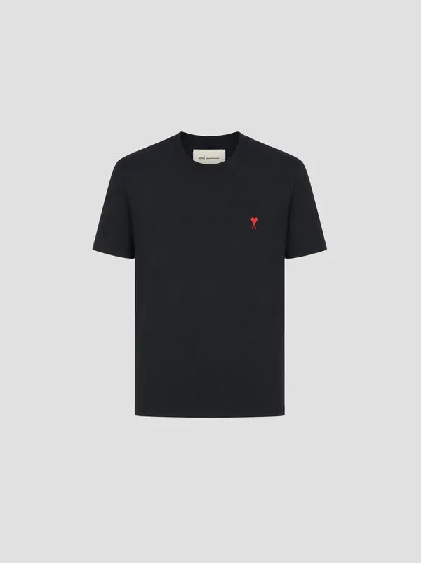 AMI Paris De Cœur Short Sleeve T-shirt - Black