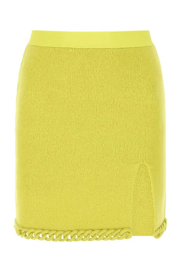 Bottega Veneta Wool Mini Skirt - Green