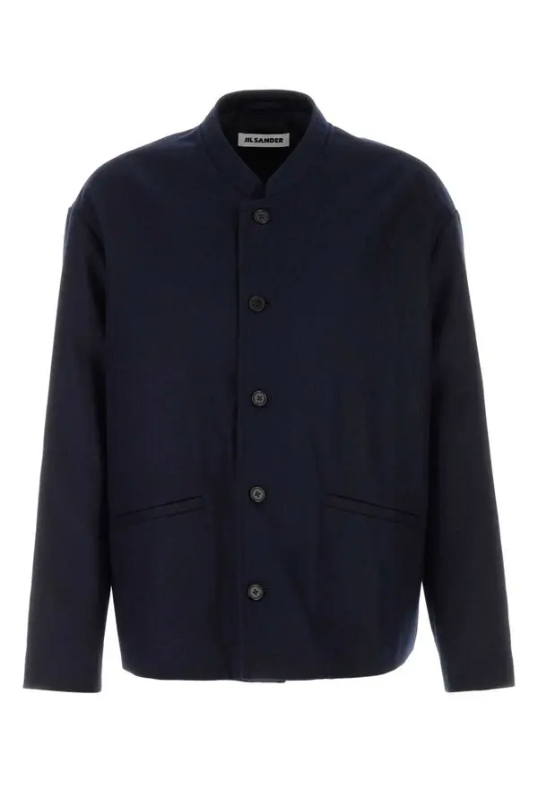 JIL SANDER Virgin Wool Jacket With Viscose Lining