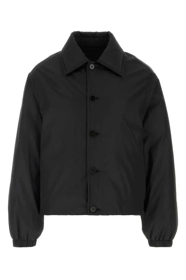 JIL SANDER Polyester Padded Jacket For - Black