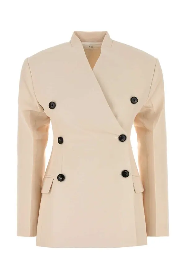 Co Viscose-blend Blazer With Virgin Wool Lining For