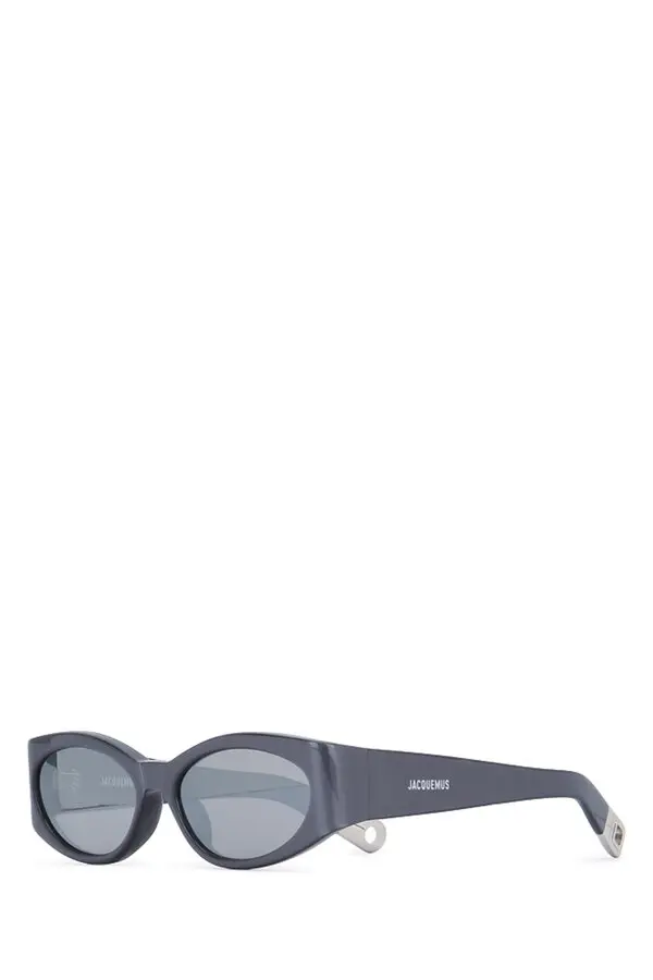 Jacquemus Ovalo Oval Sunglasses - Oldsilver