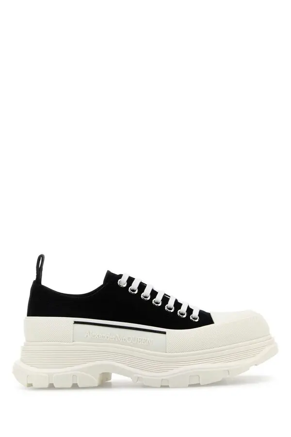 Alexander McQueen Canvas Tread Slick Sneaker - Exotic