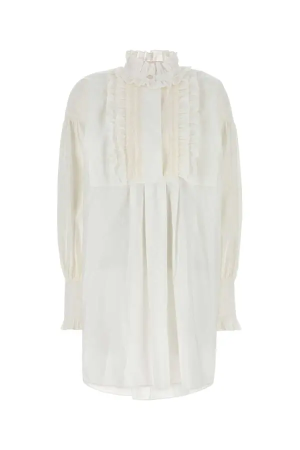 Valentino Garavani Cotton-linen Mini Dress