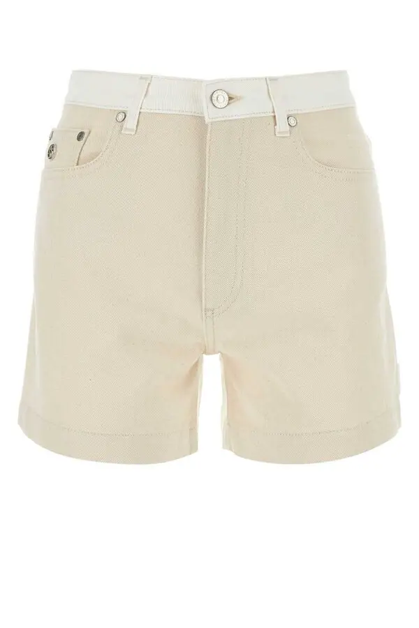 Stella McCartney Two-tone Denim Shorts